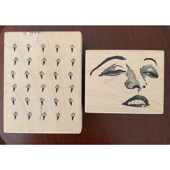 Stampa Rosa | Other | House Mouse Rubber Stamp On Wood Stampa Rosa ...